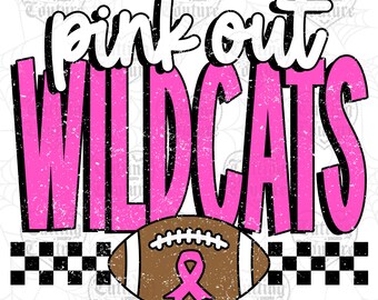 Pink Out Trojans Png, Football Pink Out Png, Breast Cancer Awareness ...