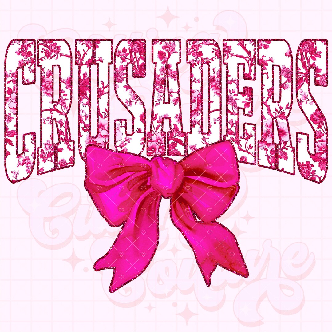 Crusaders Png, Pink Toile Png, Crusaders Sublimation, Crusaders Shirt ...