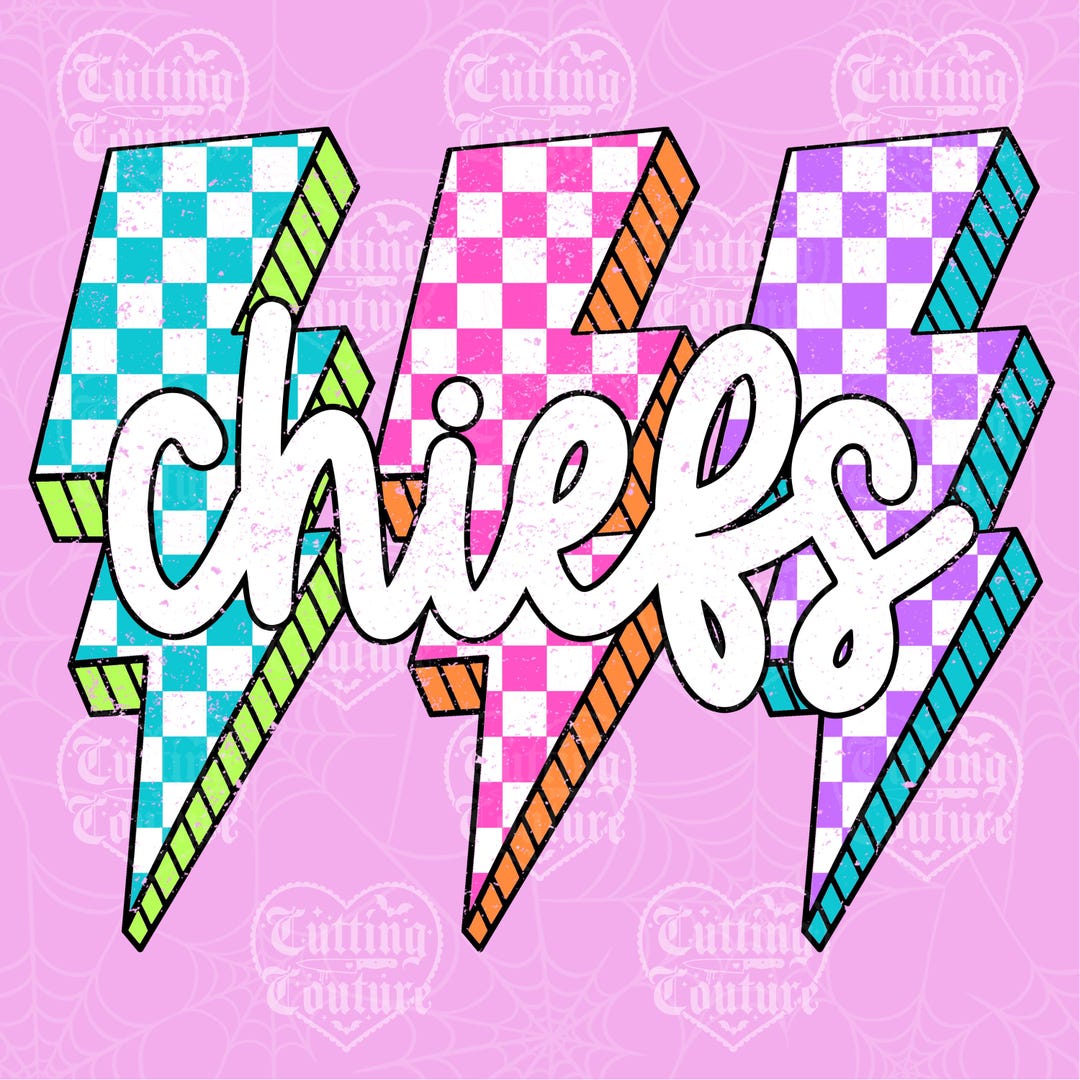 Chiefs Png, Checkered Png, Retro Chiefs Sublimation, Game Day Png ...