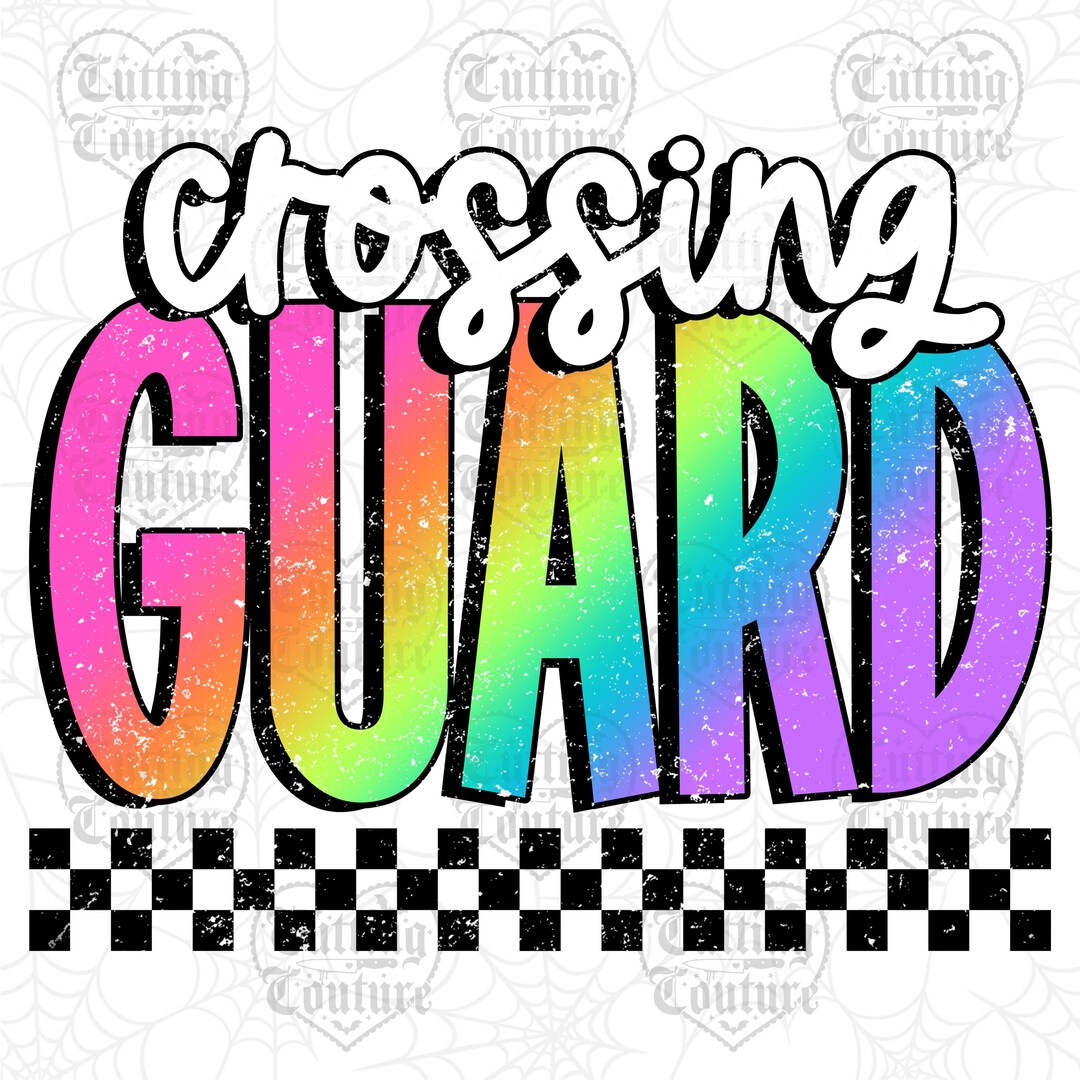 Neon Crossing Guard Png, Back to School Png, Crossing Guard Shirt Png ...
