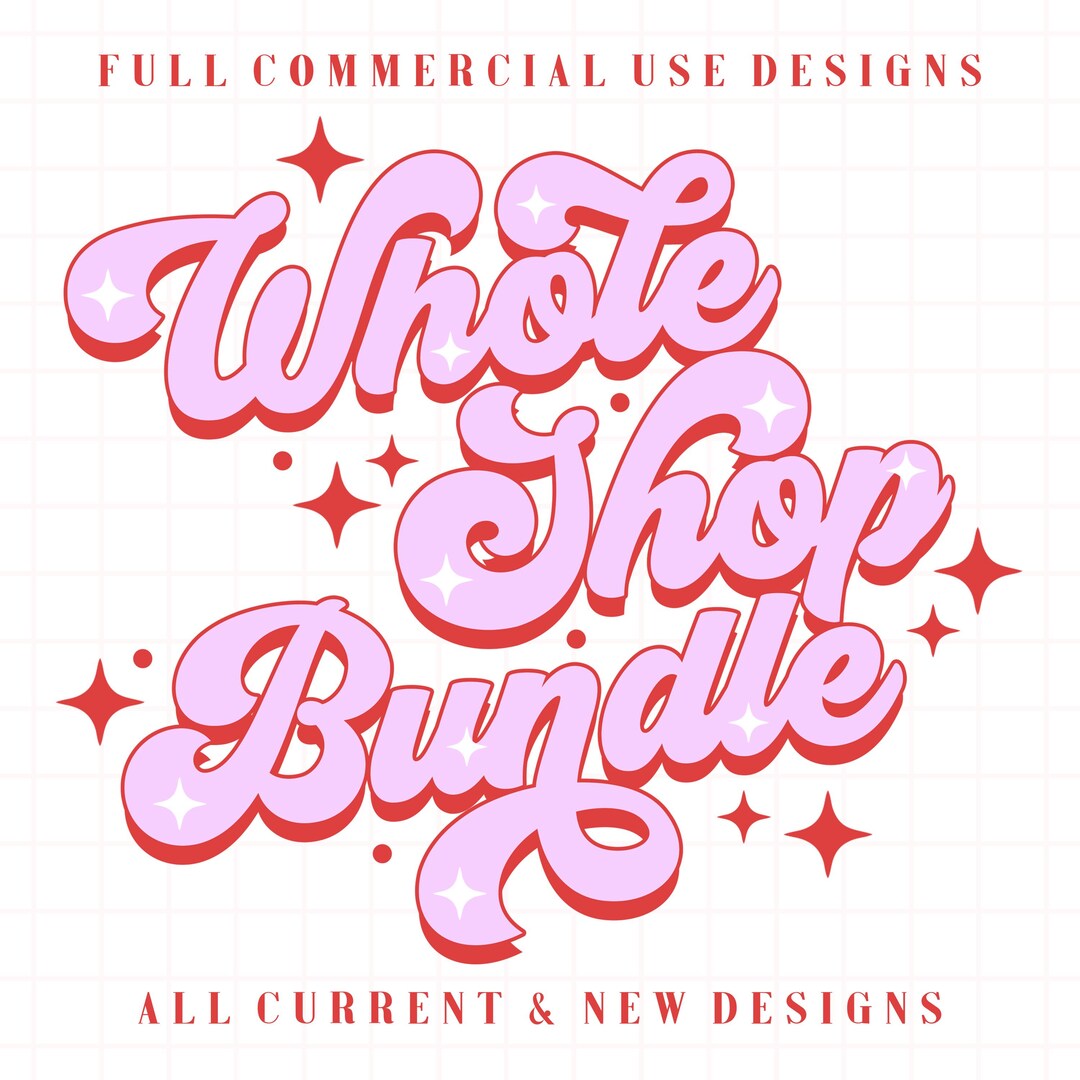 Whole Shop Bundle, All Current & Future Designs, Retro Png Sublimation ...