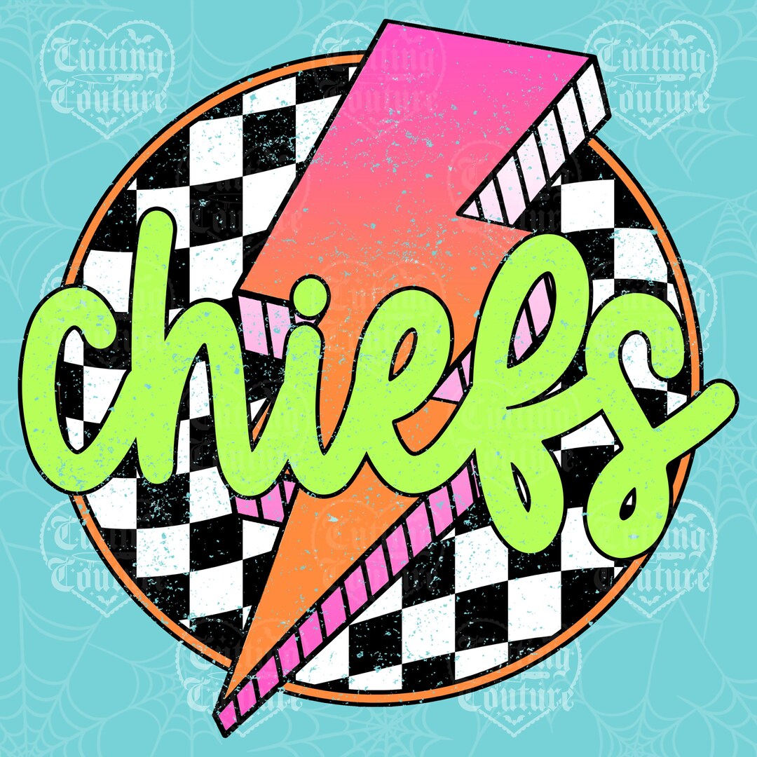 Chiefs Png, Checkered Png, Retro Chiefs Sublimation, Game Day Png ...