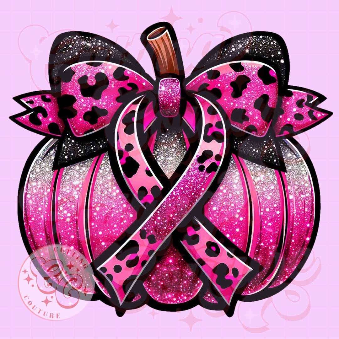 Breast Cancer Pumpkin Png, Fall Breast Cancer Png, Breast Cancer Ribbon ...