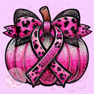 Breast Cancer Pumpkin Png, Fall Breast Cancer Png, Breast Cancer Ribbon ...