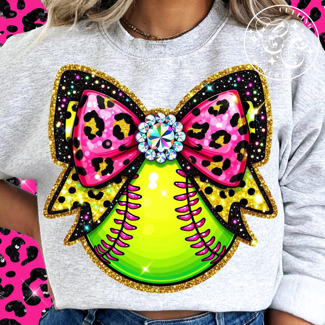 Glitter Softball Png, Sequin Softball Png, Sparkly Softball Png ...