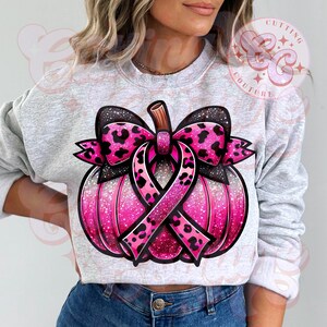 Breast Cancer Pumpkin Png, Fall Breast Cancer Png, Breast Cancer Ribbon ...