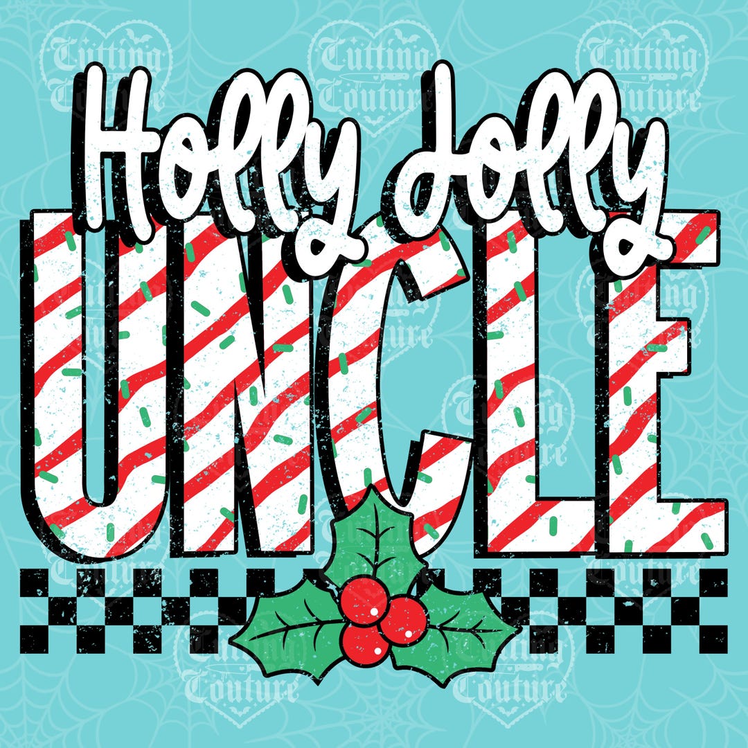 Holly Jolly Uncle Png, Christmas Uncle Png, Uncle Christmas Png ...