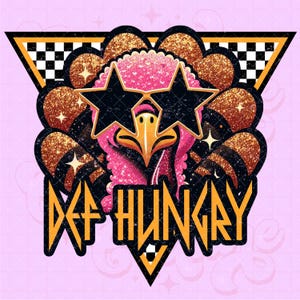 Def Hungry Png, Thanksgiving Png, Turkey Png, Funny Thanksgiving Png ...