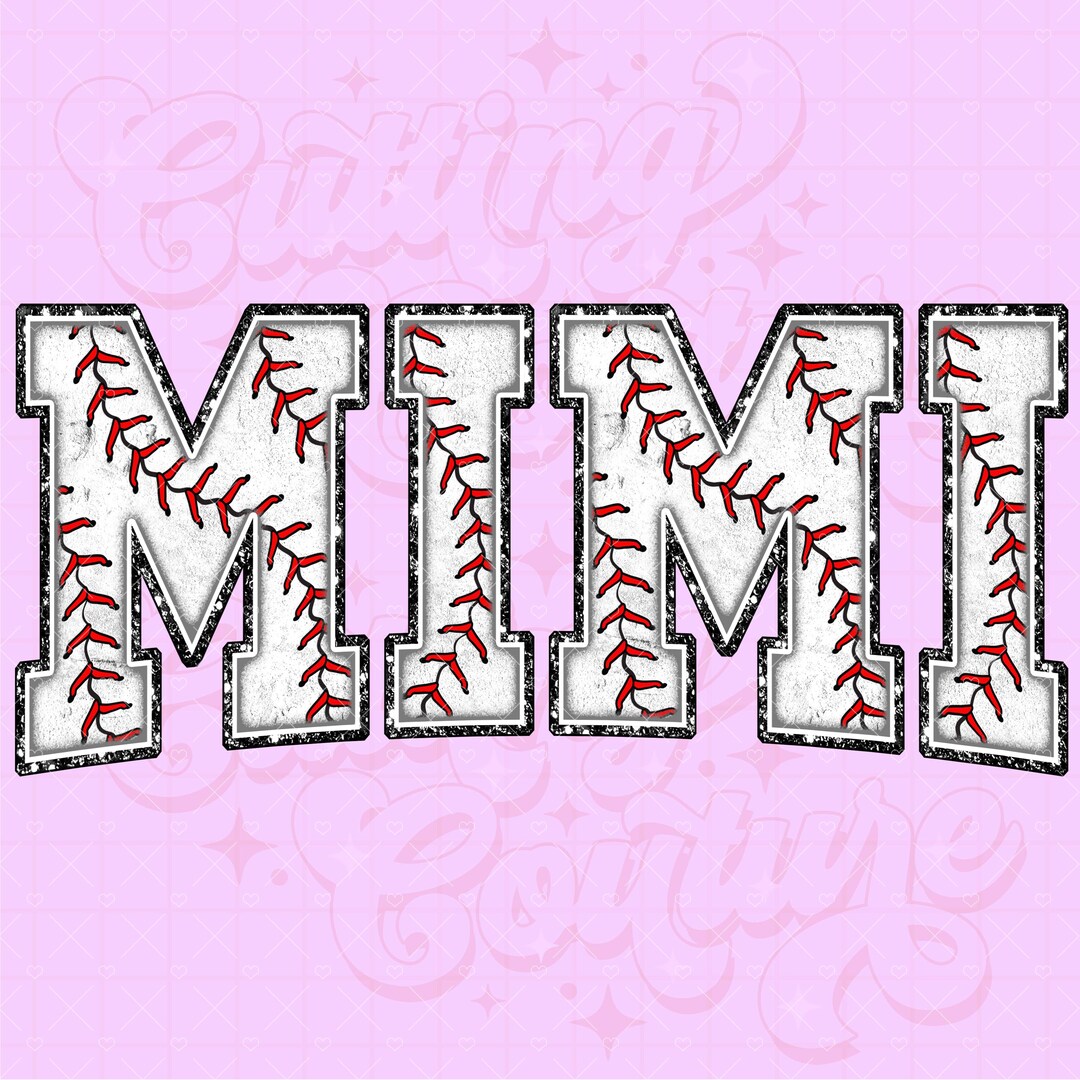 Baseball Mimi Png, Baseball Mimi Sublimation Design, Baseball Png ...
