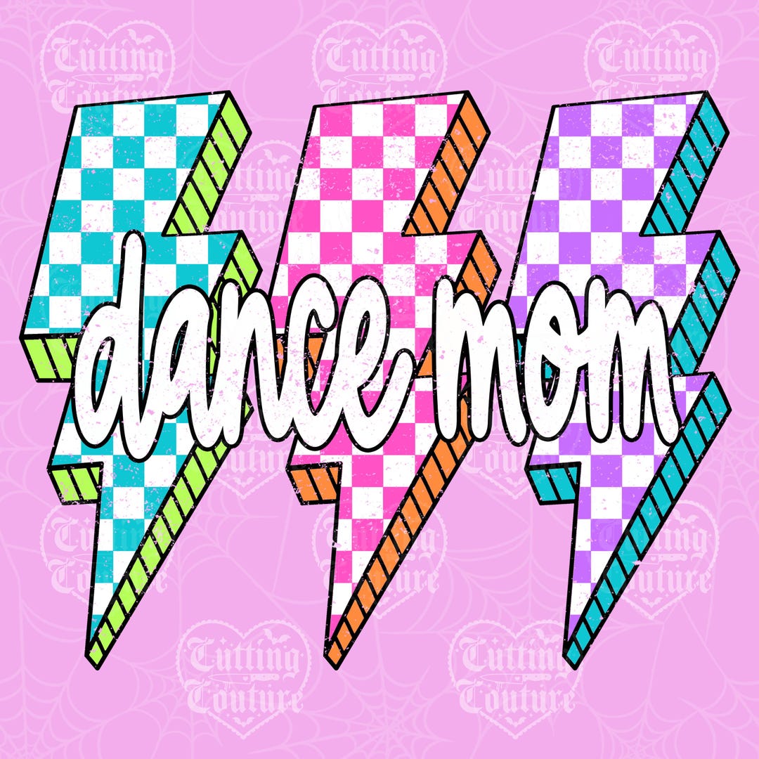 Dance Mom Png, Checkered Png, Retro Dance Mom Png, Dance Mom ...