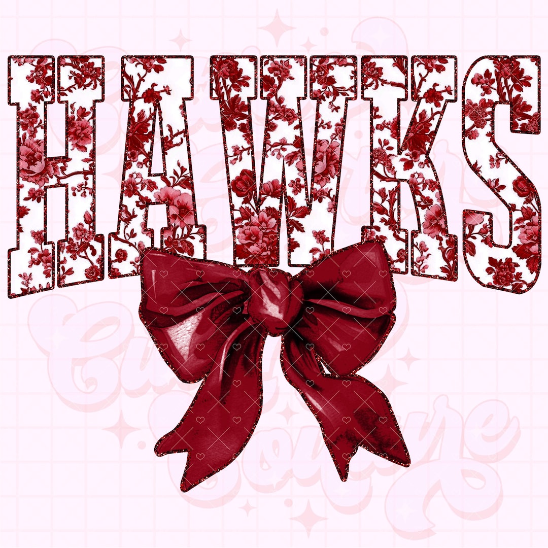Hawks Png, Maroon Toile Png, Hawks Sublimation Design, Game Day Png ...