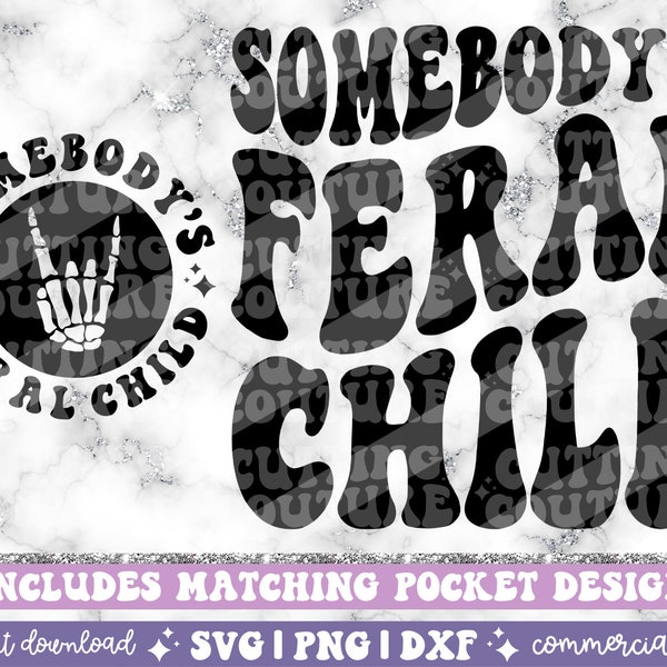 Somebody Feral Child Svg - Etsy