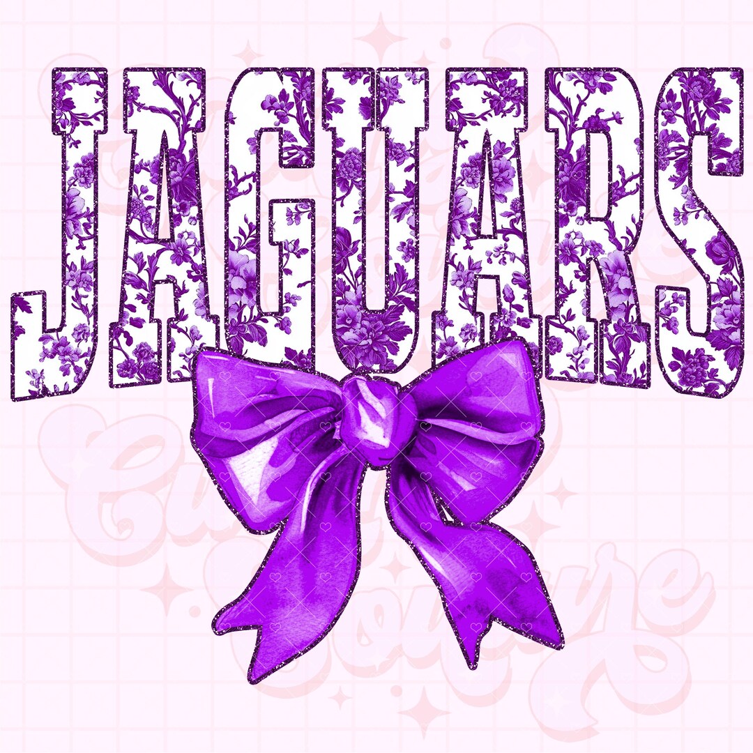 Jaguars Png, Purple Toile Png, Jaguars Sublimation, Game Day Png, Jaguars Shirt Png, DTF, DTG ...