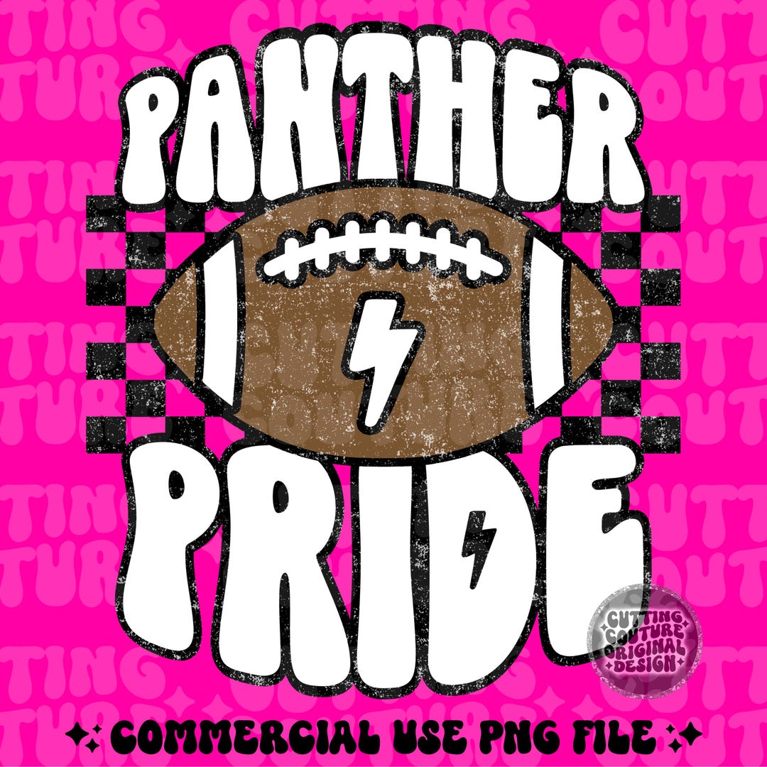 Panther Pride Png, Panthers Mascot Png, Panther Mascot Png, Checkered ...