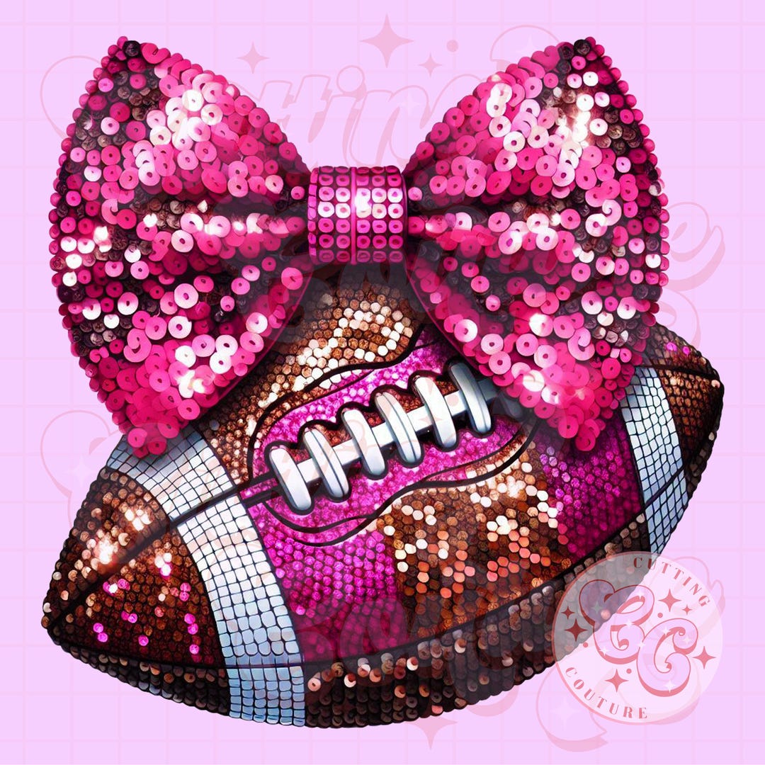 Sequin Football Png, Sparkly Football Png, Football Sublimation ...