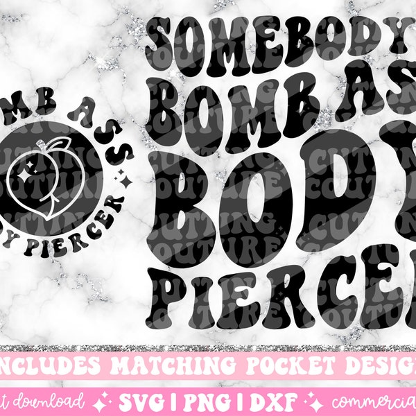 Body Piercer Svg - Etsy