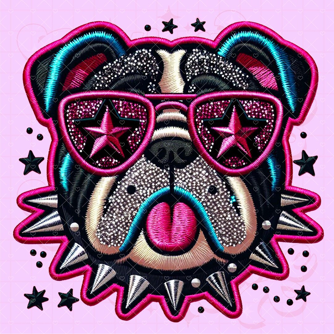 Preppy Bulldog Png, Bulldogs Png, Bulldog Mascot Png, Sequin Bulldog ...