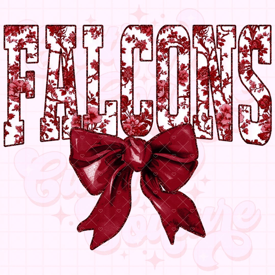 Falcons Png, Maroon Toile Png, Falcons Sublimation, Game Day Png ...