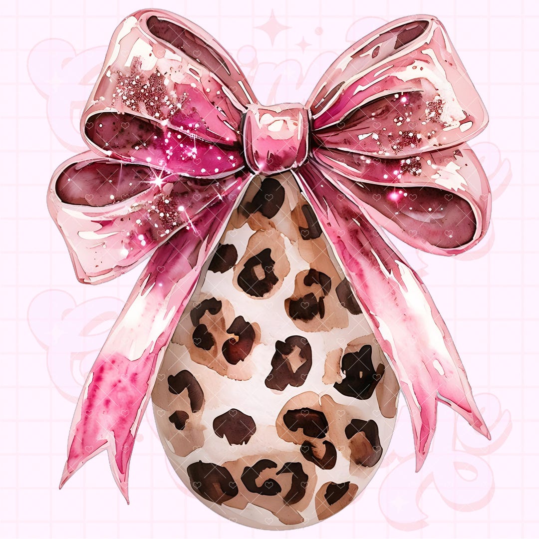 Leopard Easter Egg Png, Coquette Easter Png, Easter Vibes Png, Easter ...