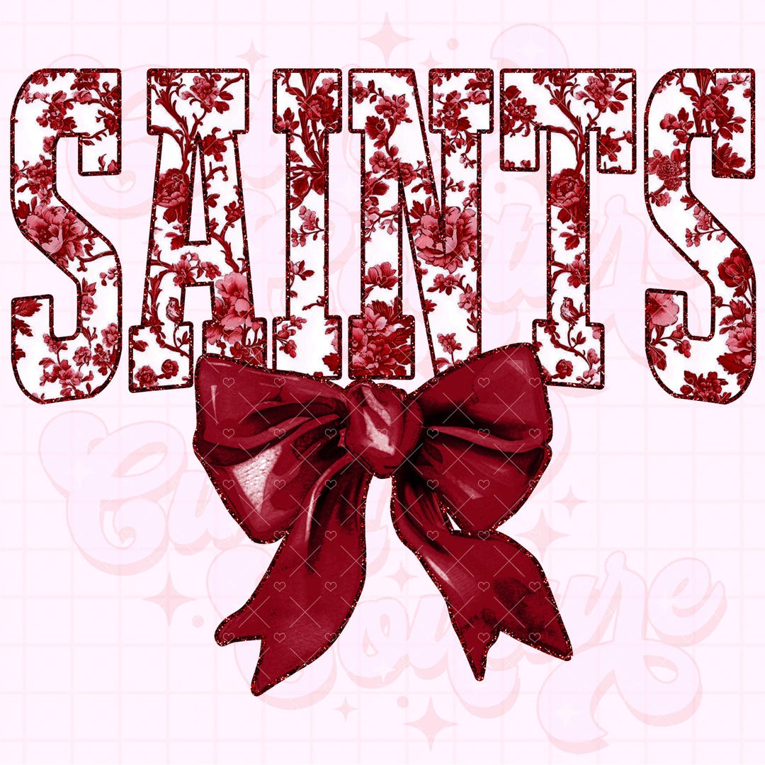 Saints Png, Maroon Toile Png, Saints Sublimation, Game Day Png, Saints ...