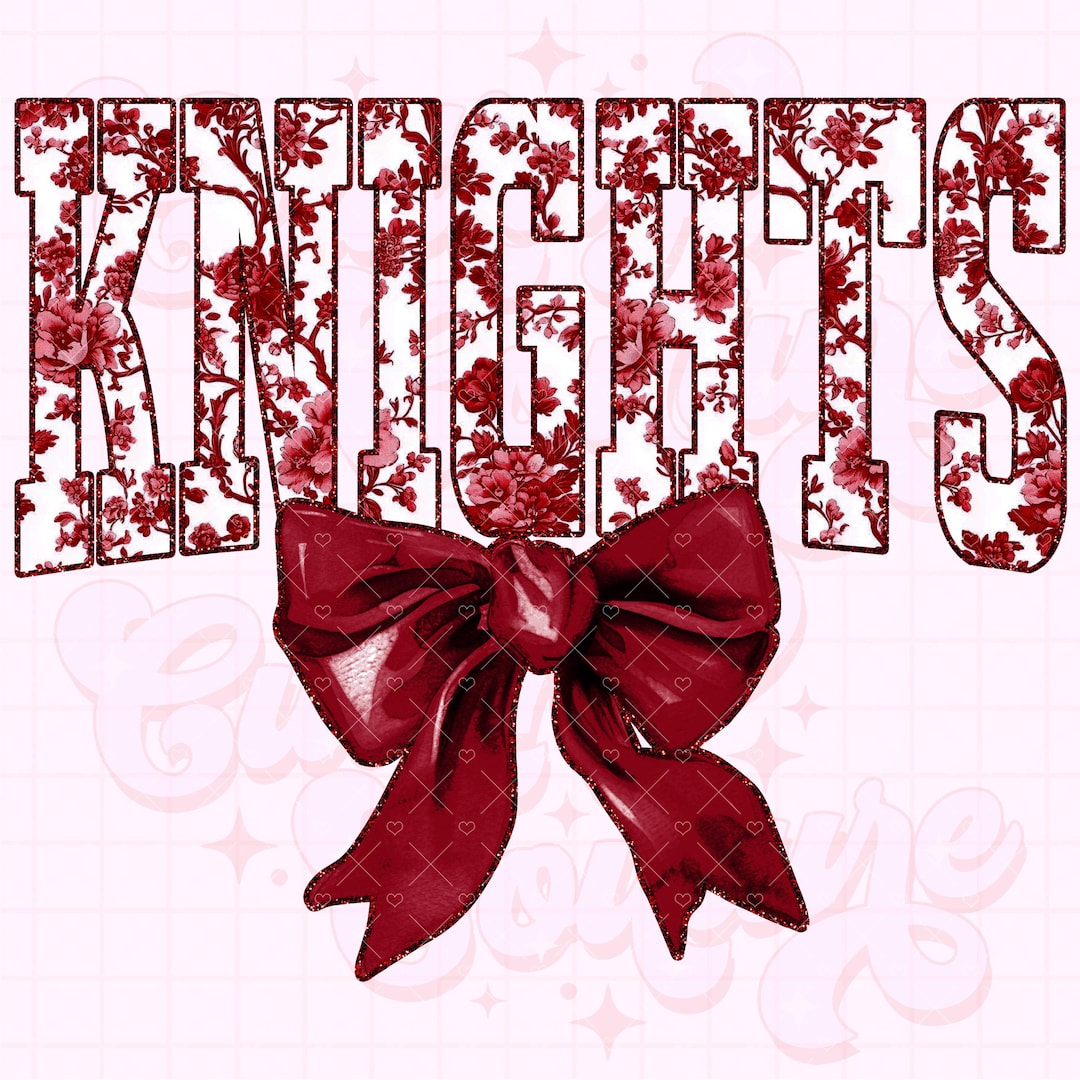 Knights Png, Maroon Toile Png, Knights Sublimation, Game Day Png ...