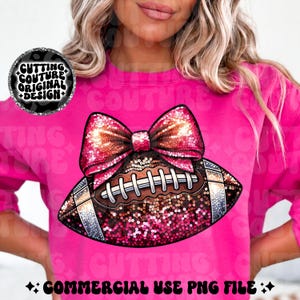Sequin Football Png, Sparkly Football Png, Football Sublimation ...