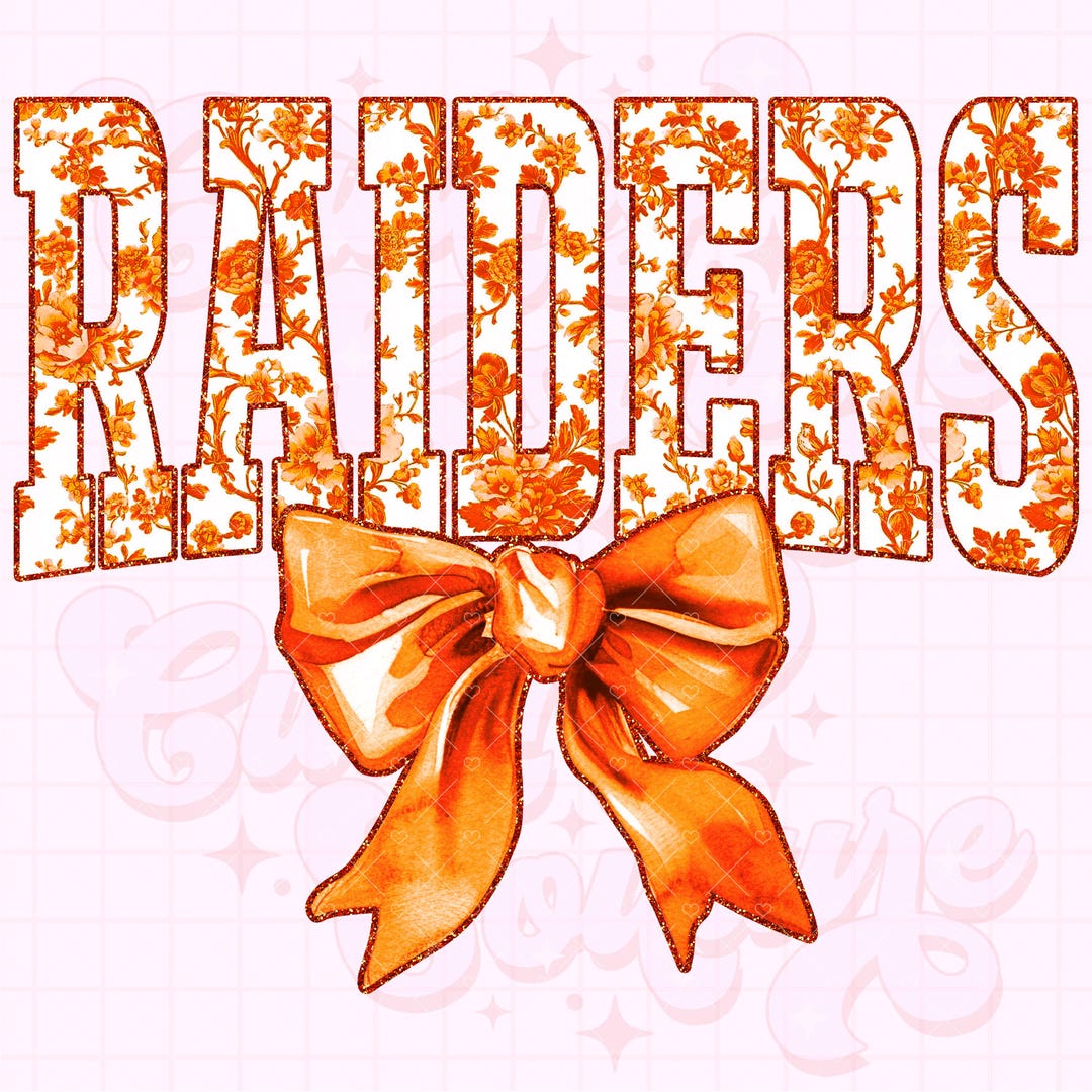 Raiders Png, Orange Toile Png, Raiders Sublimation, Game Day Png ...