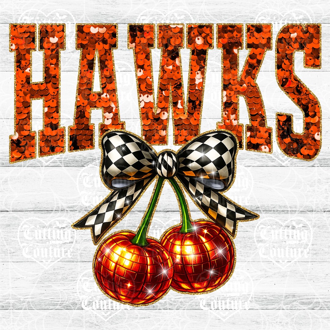 Sequin Pumpkin Hawks Png, Fall Hawks Png, Fall Hawks Mascot Png, Hawks ...