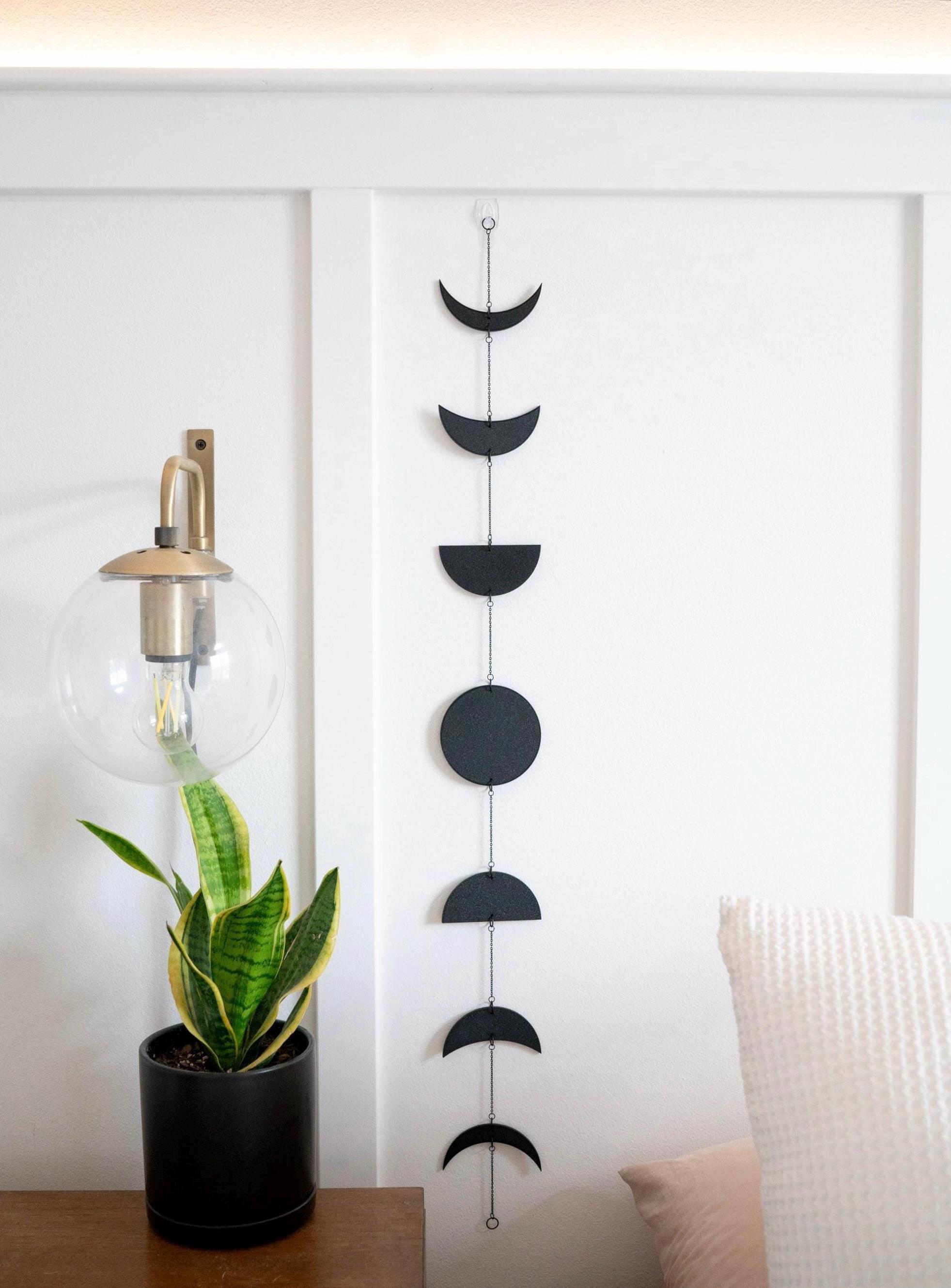 Modern Moon Phases Wall Hanging: Boho Celestial Decor - Etsy