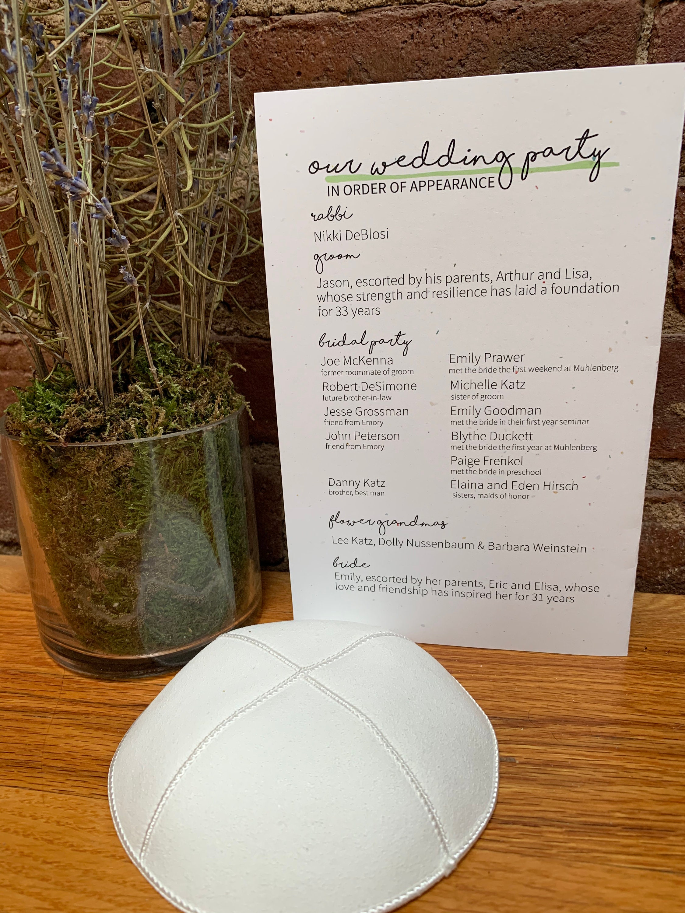 Custom Jewish Wedding Program Booklet - Etsy