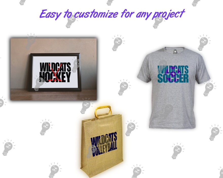 Wildcats Sport Knockout Svg Cut File Football Baseball Basketball ...