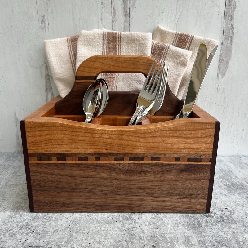 Silverware Caddy - Etsy