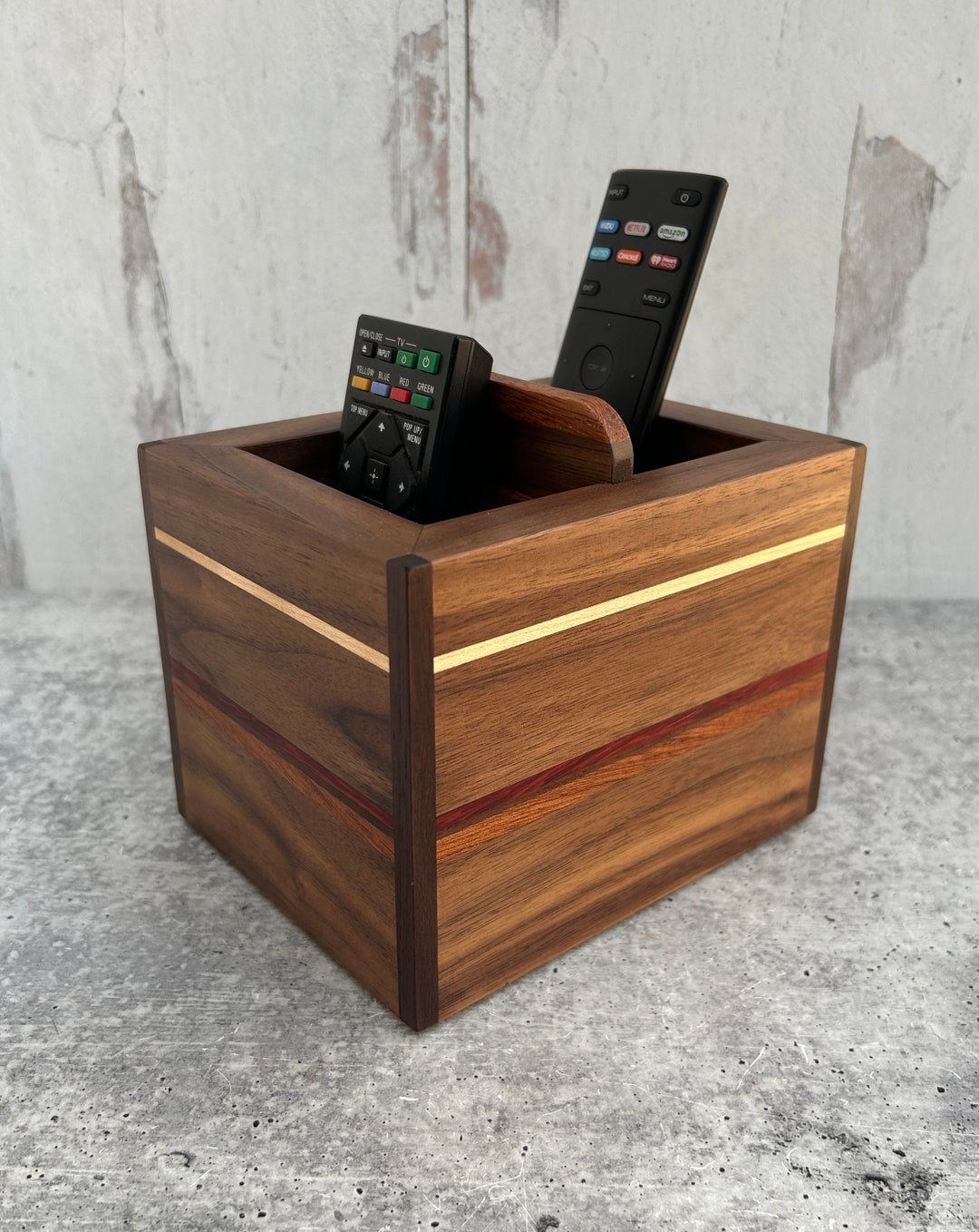 Remote Control Holder Handmade Clicker Keeper Desk Organizer Caddy by ...