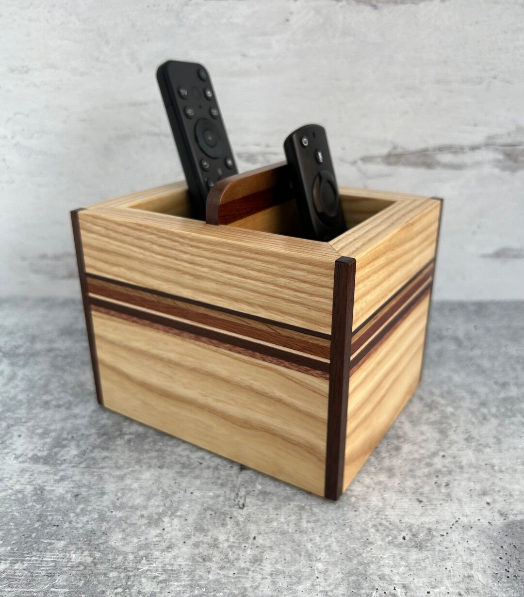 Remote Control Holder Handmade Clicker Keeper Desk Organizer Caddy by ...