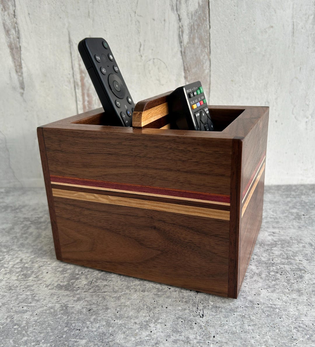 Remote Control Holder Handmade Clicker Keeper Desk Organizer Caddy by ...