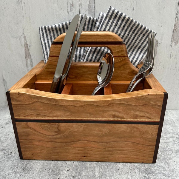 Silverware Caddy - Etsy