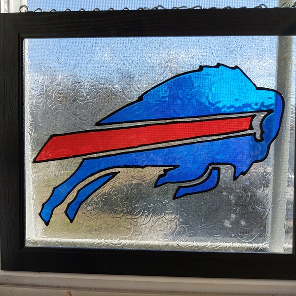 Stained Glass Buffalo Bills - Etsy