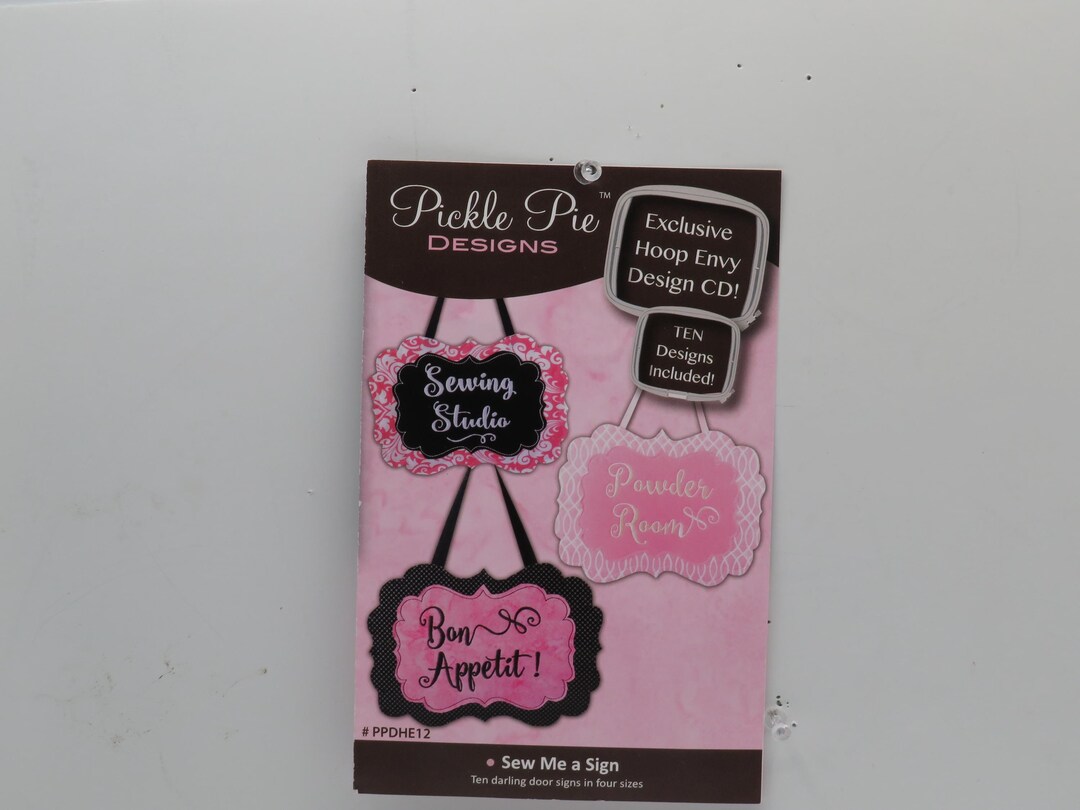 Pickle Pie Designs Exclusive Hoop Envy Design CD Towel Time - Etsy