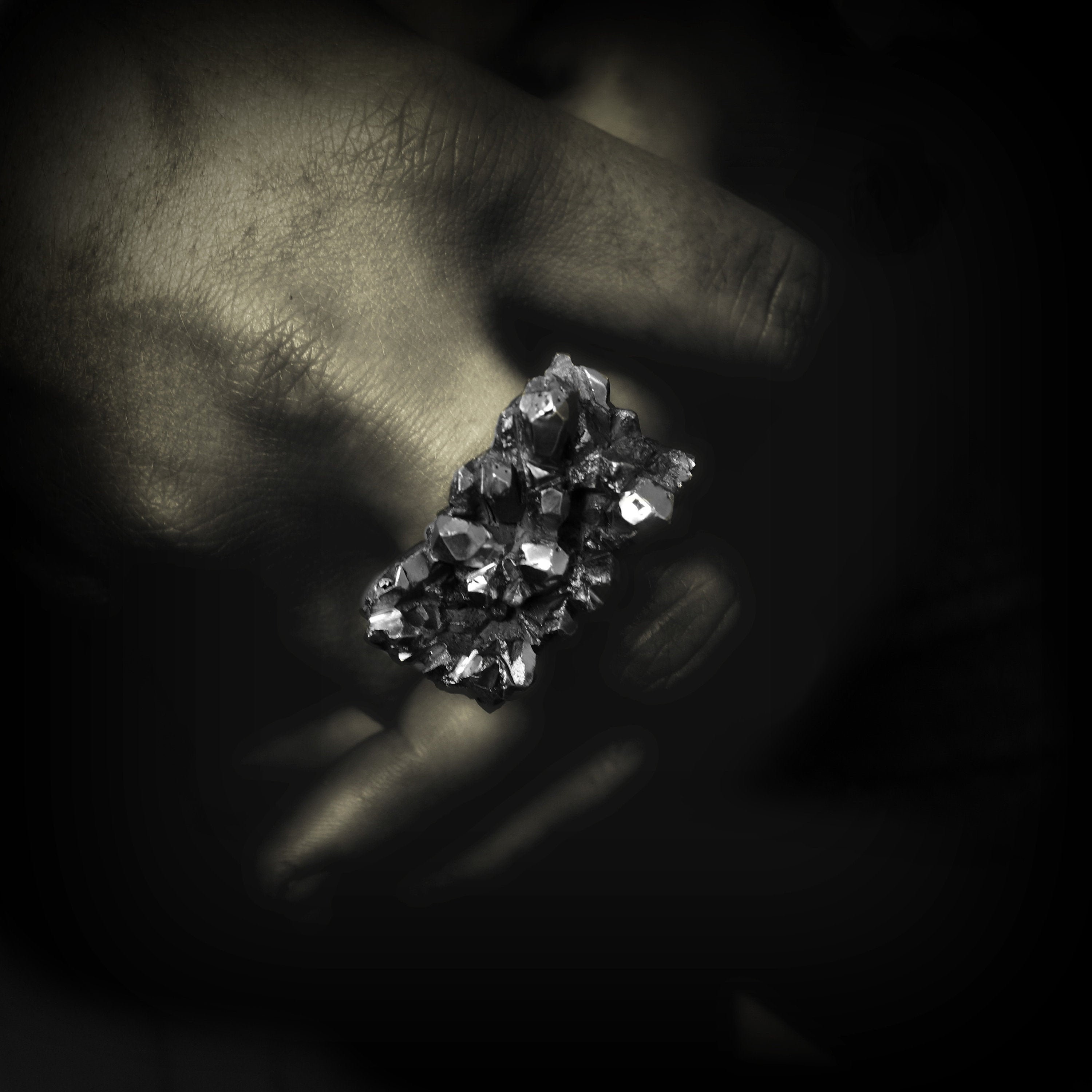 Ring With Crystal Structure - Etsy UK