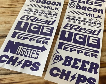 Grocery List Sponsor Roll Call Bundle | Sponsorship Groceries Decals ...