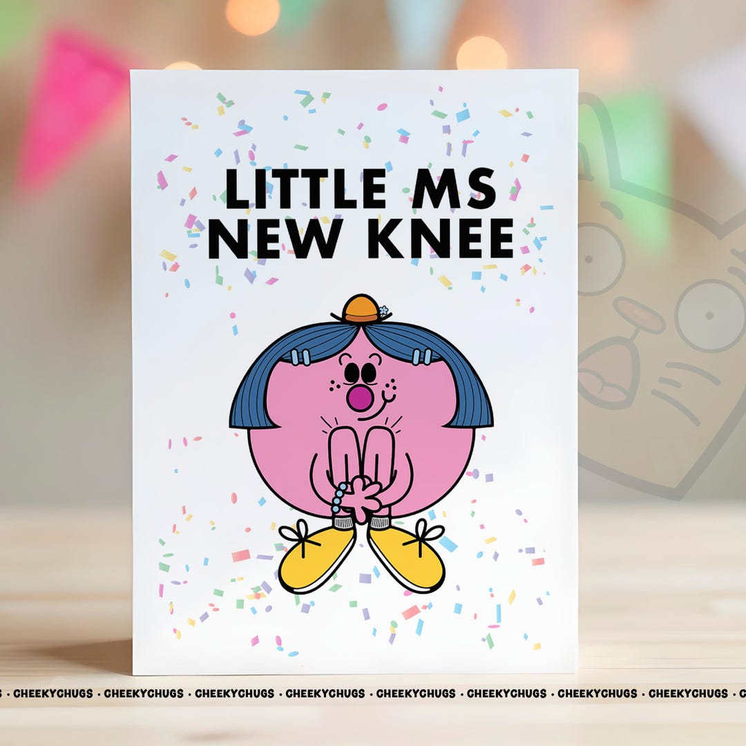 New Knee Card for Her Ideas Women's Miss Knee Operation Replacement ...