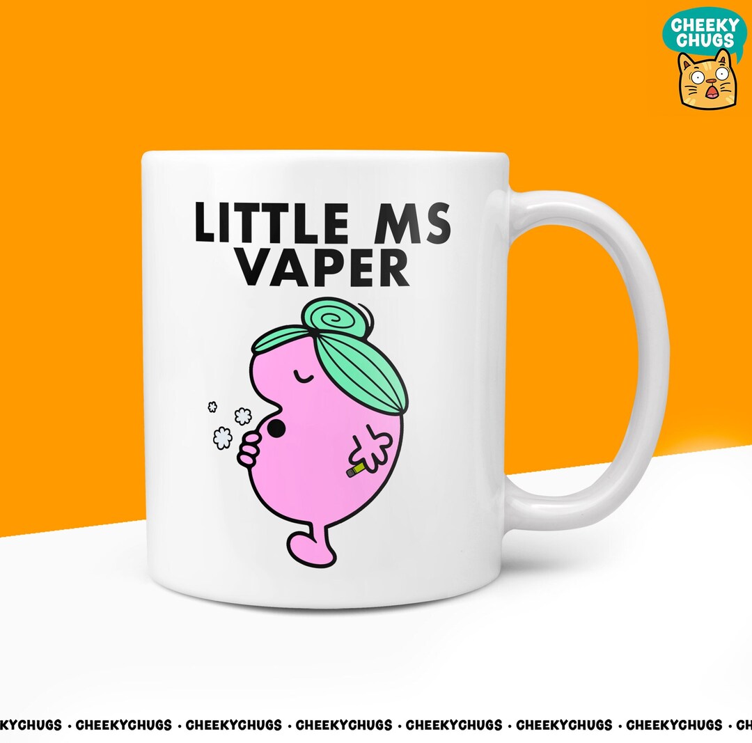 Novelty Little Ms VAPER Mug Funny Womens Miss Ladies Gift Secret Santa ...