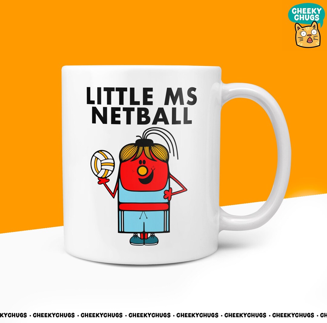 Novelty Little Ms NETBALL 10oz Coffee Mug Netball Team Gifts for Her ...