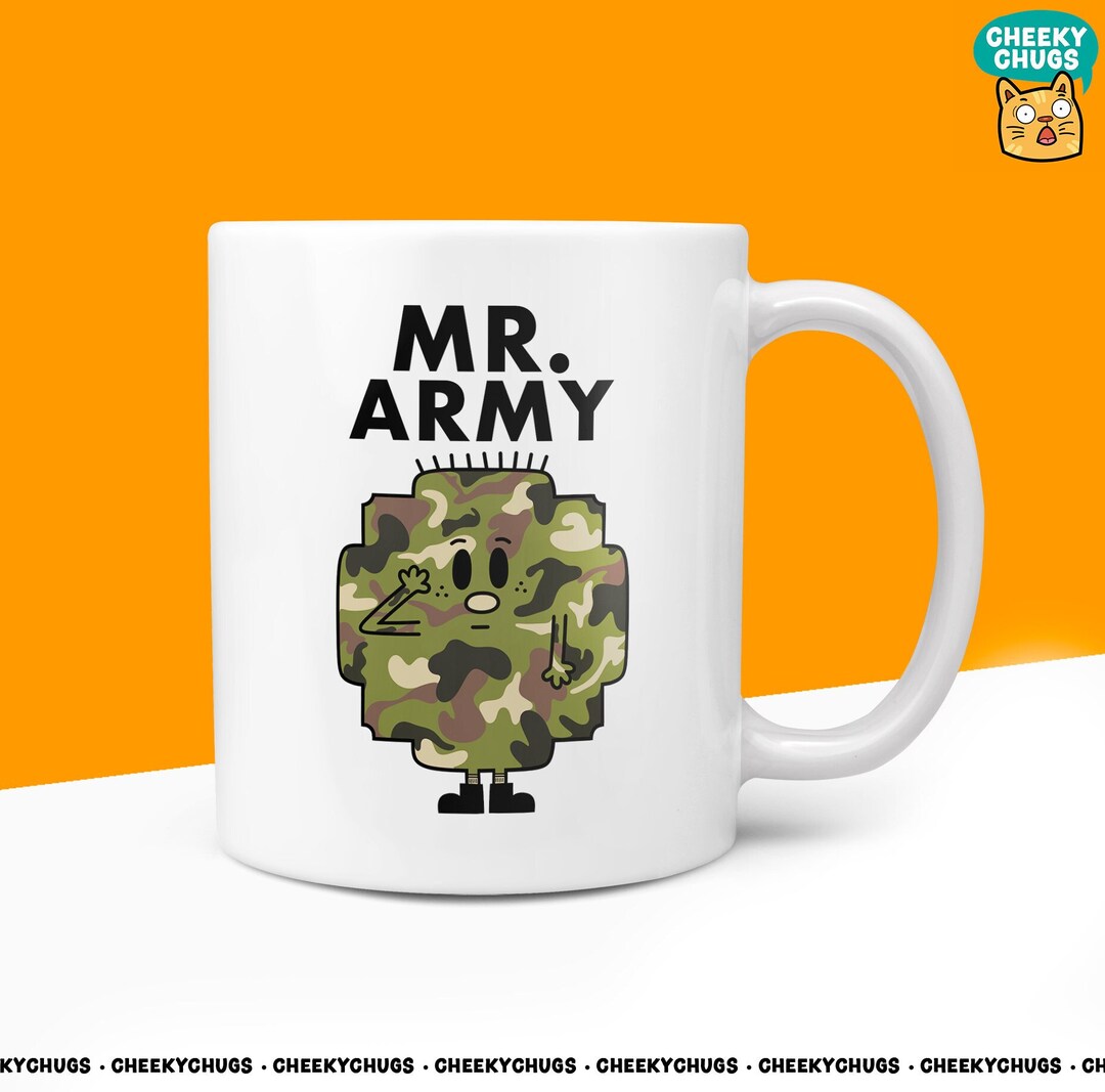 Novelty MR ARMY Mug Funny Men Mr Him Gift Secret Santa Present - Etsy