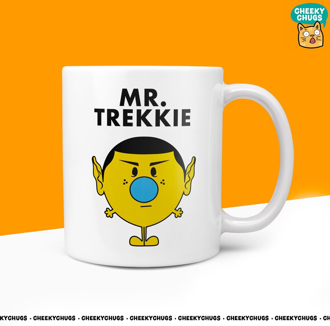 Novelty Mr TREKKIE Mug Funny Men Mr Him Gift Star Trek Inspired Secret ...