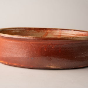 Casserole / Shallow Baking Dish With Handles, 2 Quart Wood Fired ...