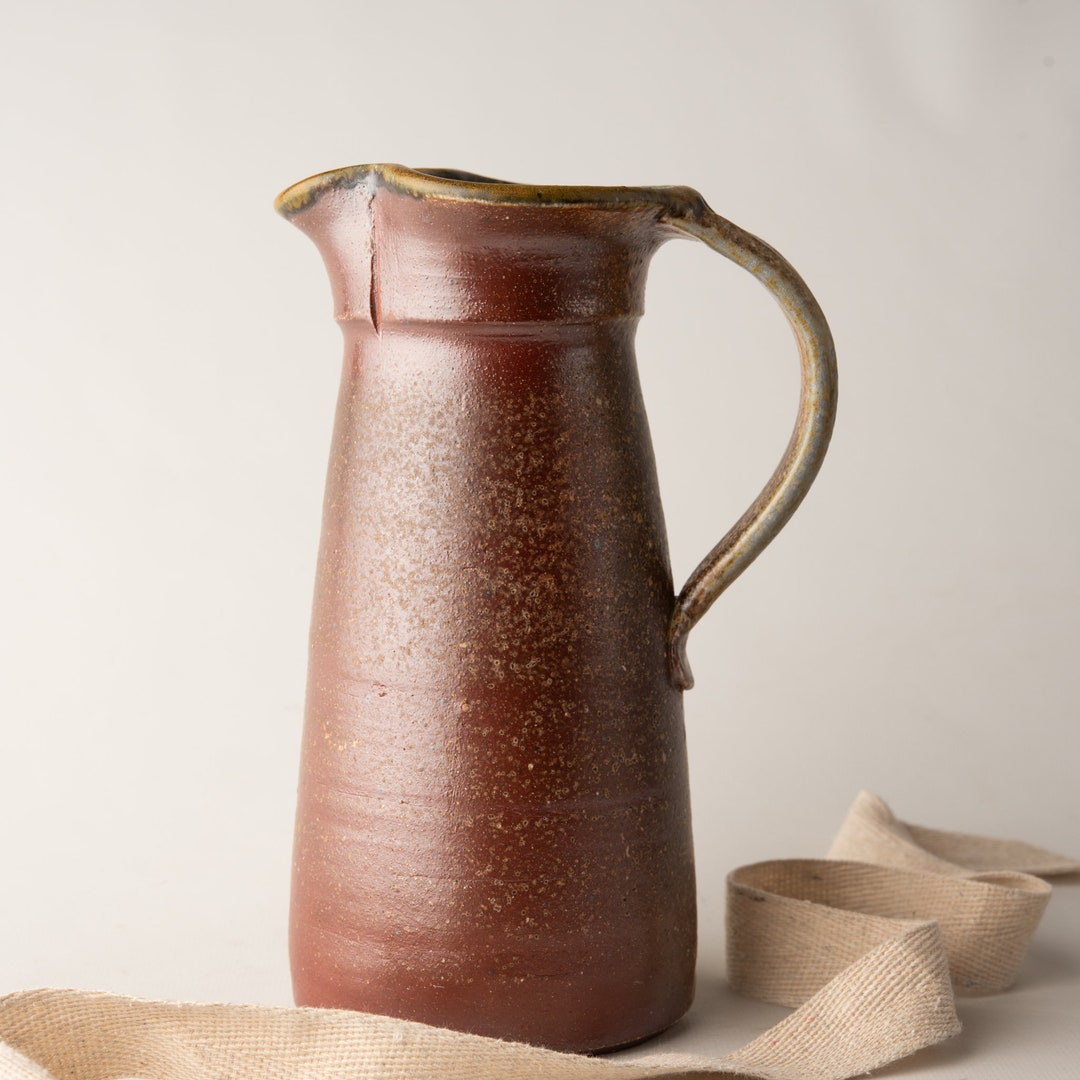 Pitcher - Wood Fired Stoneware Pottery Handmade by Monte Young - READY ...