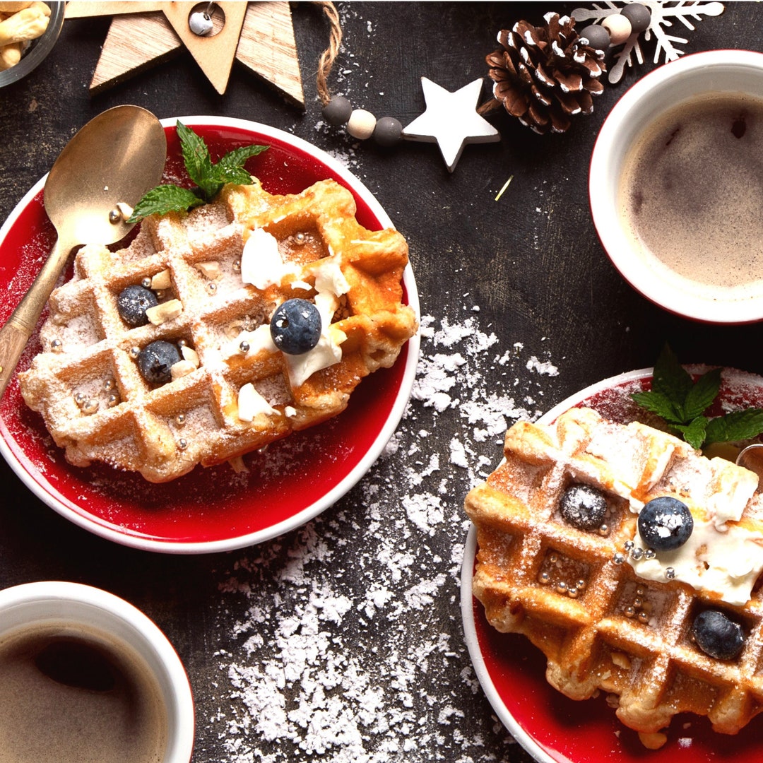 Swedish Cardamom Waffle Gift Set, Breakfast in Bed DIY Baking Kit ...