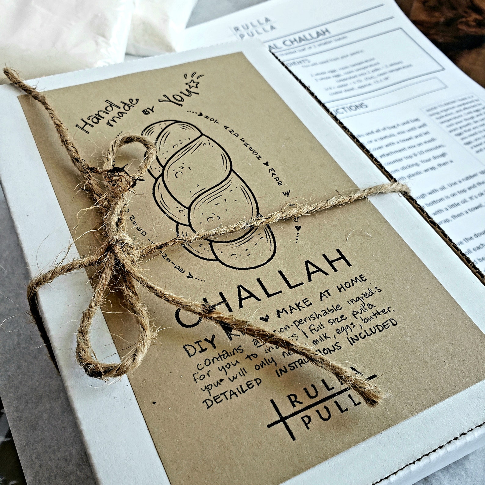 DIY Challah Bread Baking Kit Homemade Traditional Jewish - Etsy