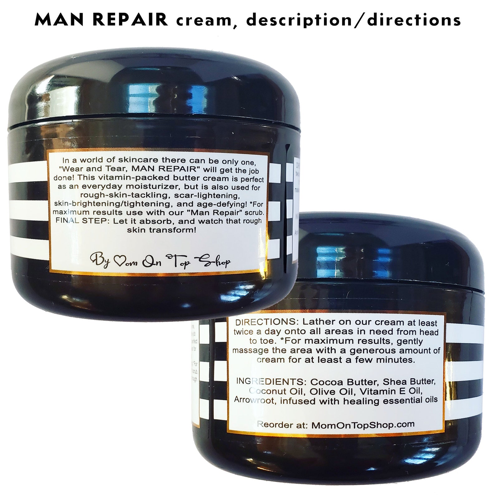 SAVE BIG Man Repair Scrubcream rich Wholesome Face and - Etsy